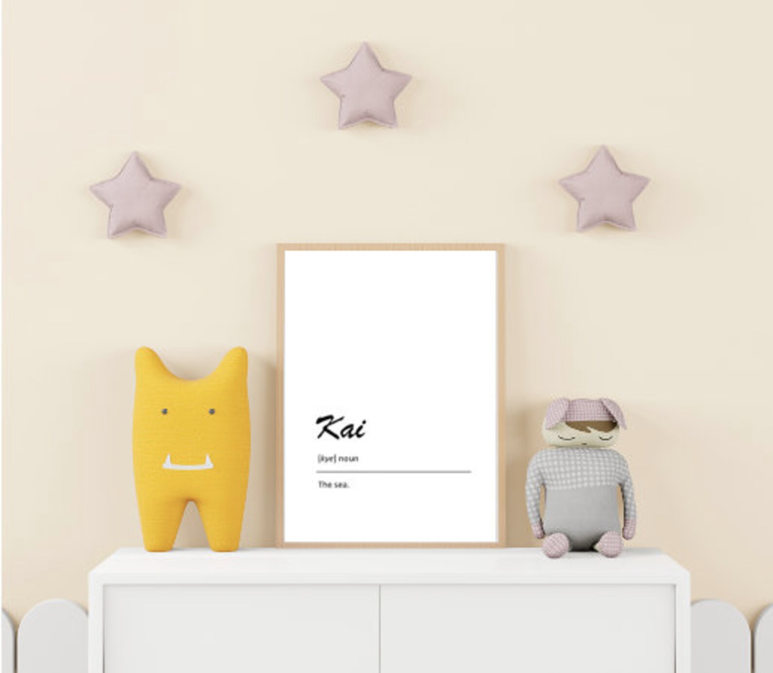 Kai | Name Meaning Print | Nursery Print | New Baby | Name Definition ...