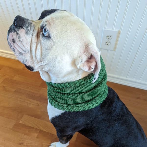 Knitted Dog Scarf - Etsy
