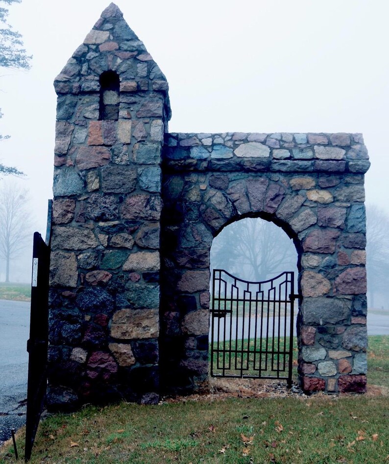 Stone Garden Gate Photography Print (digital Download) - Etsy