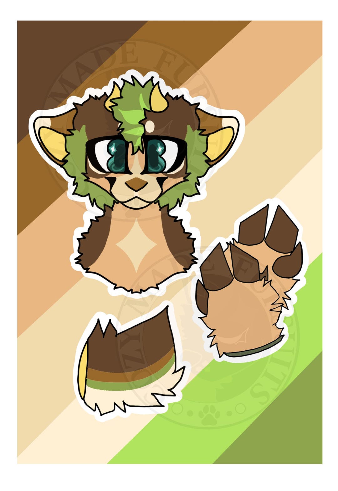 Earthy Goat Fursuit Head Preclaim! | HQ | READ DESC - Etsy