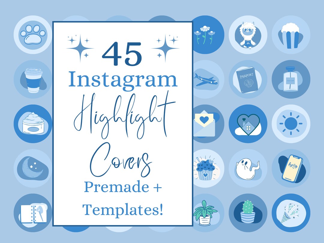 Instagram Highlight Covers Social Media Icons Instagram Story ...