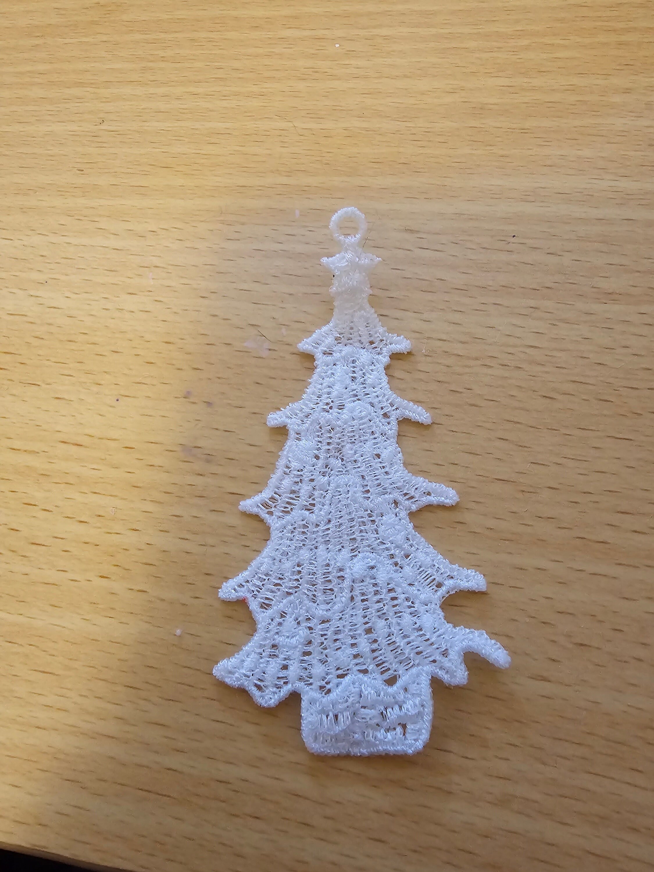 Fsl Embroidered Lace Ornament - Etsy