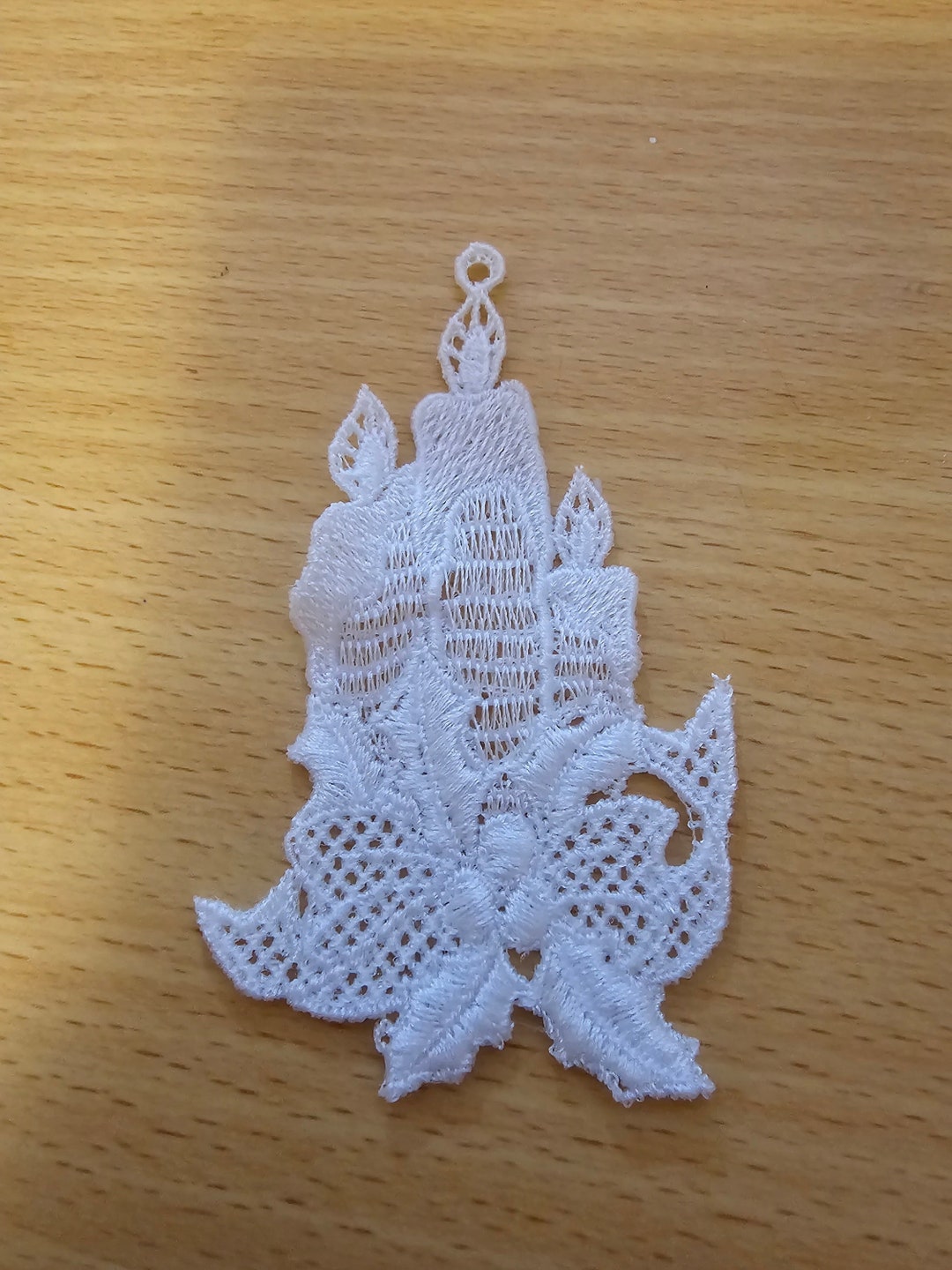 Fsl Embroidered Lace Ornament - Etsy