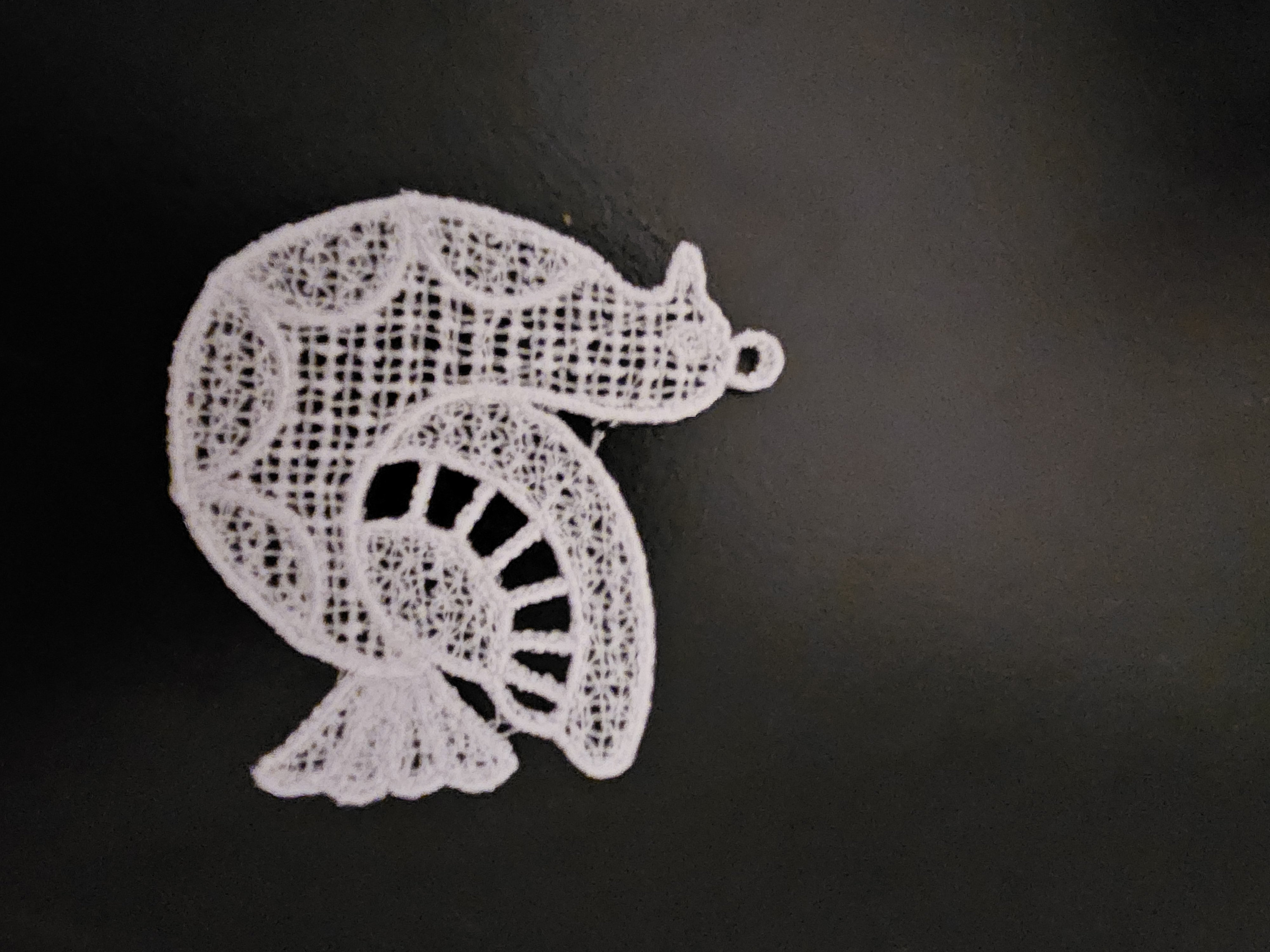 Fsl Embroidered Lace Ornament - Etsy