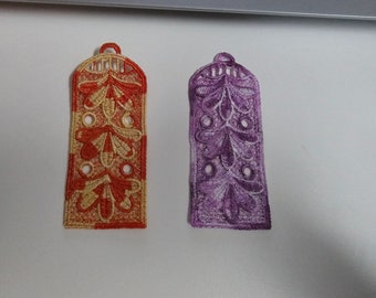 Fsl Embroidered Lace Cross Bookmark - Etsy