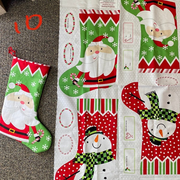 Christmas Stocking Panels - Etsy