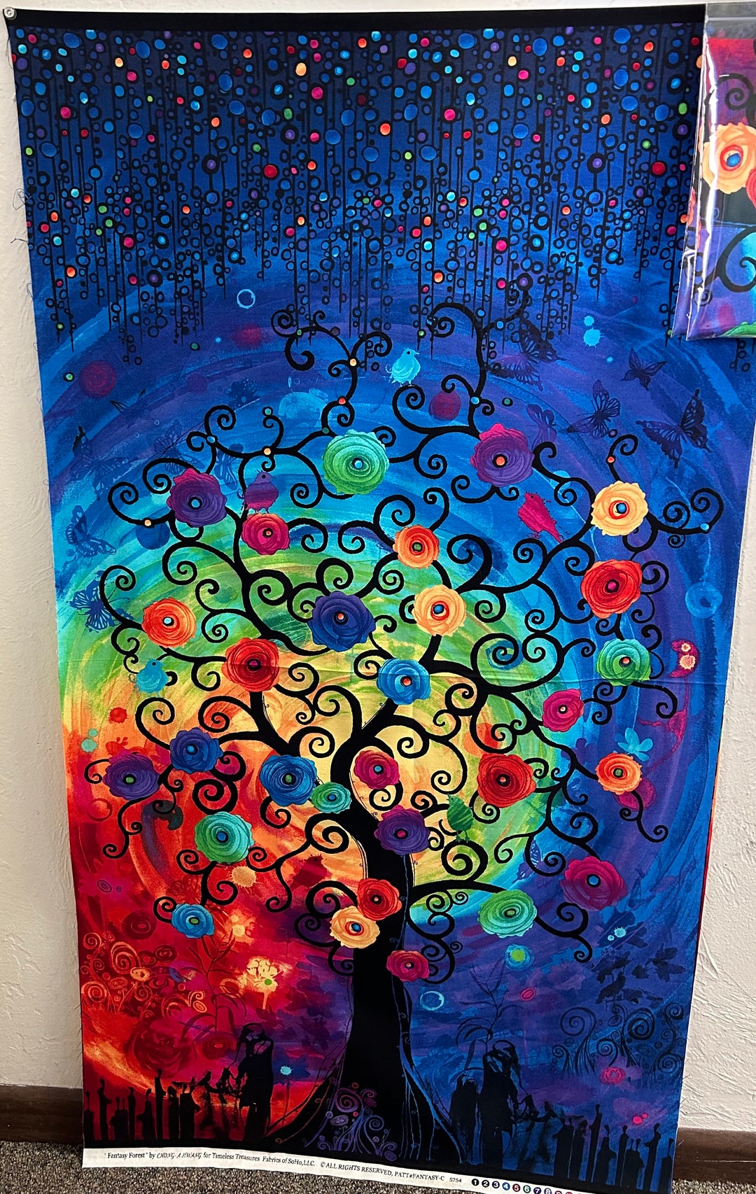 Fantasy Forest Panel, Perfect to Make a Wall Hanging. or Center Piece ...