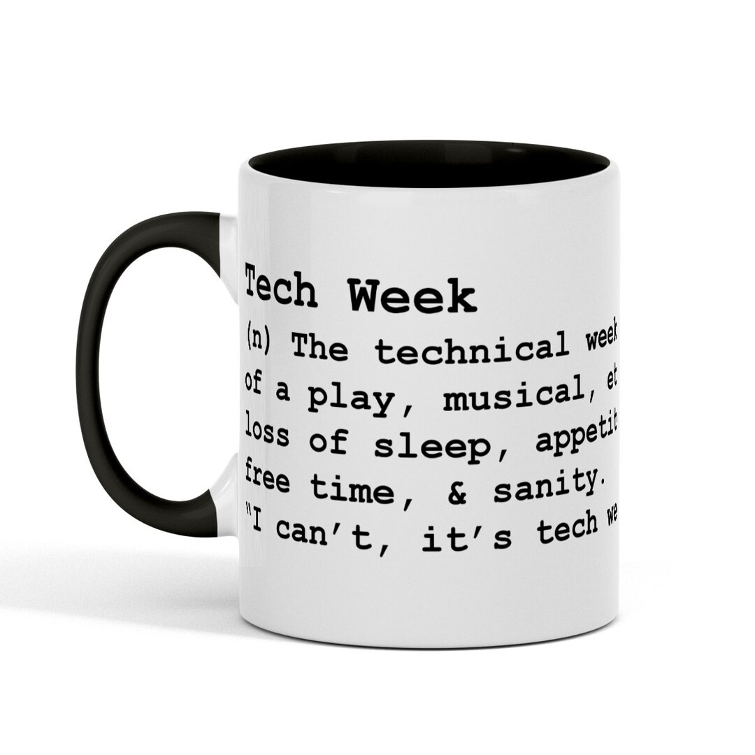 Theatre Tech Week Definition Mug - Etsy