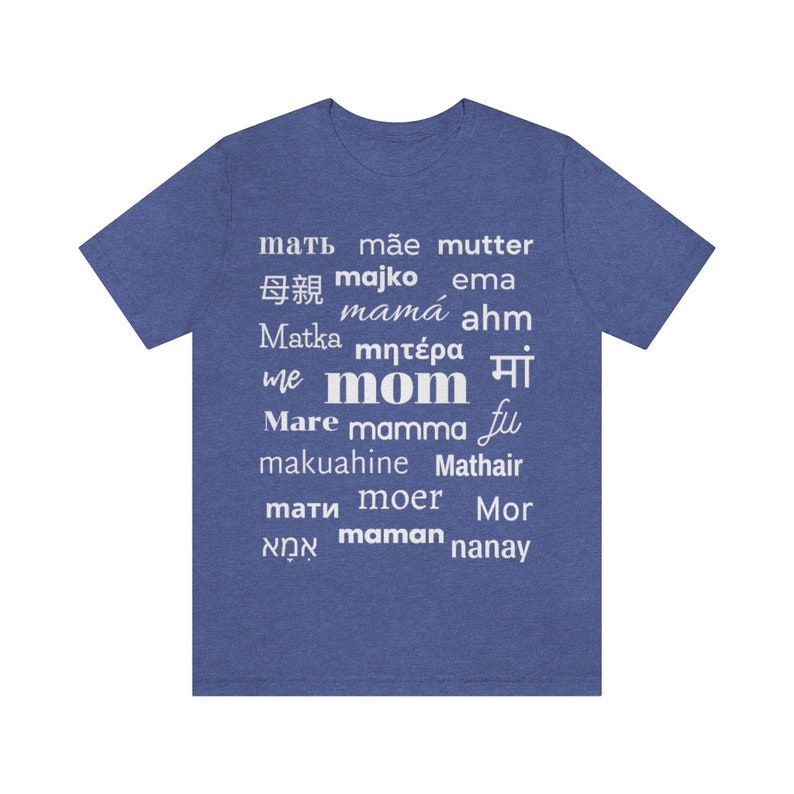 Mom in Different Languages T-shirt Gift for Mather's Day Tshirt for Mom ...