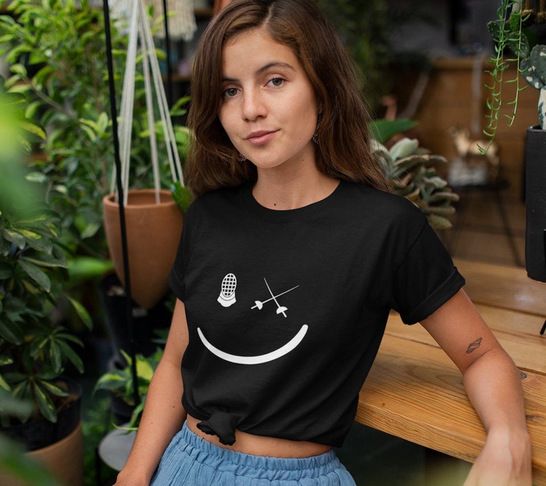 Fencing Mask and Sword Shirt | Fencing Lover T-shirt | Fencing Gift ...