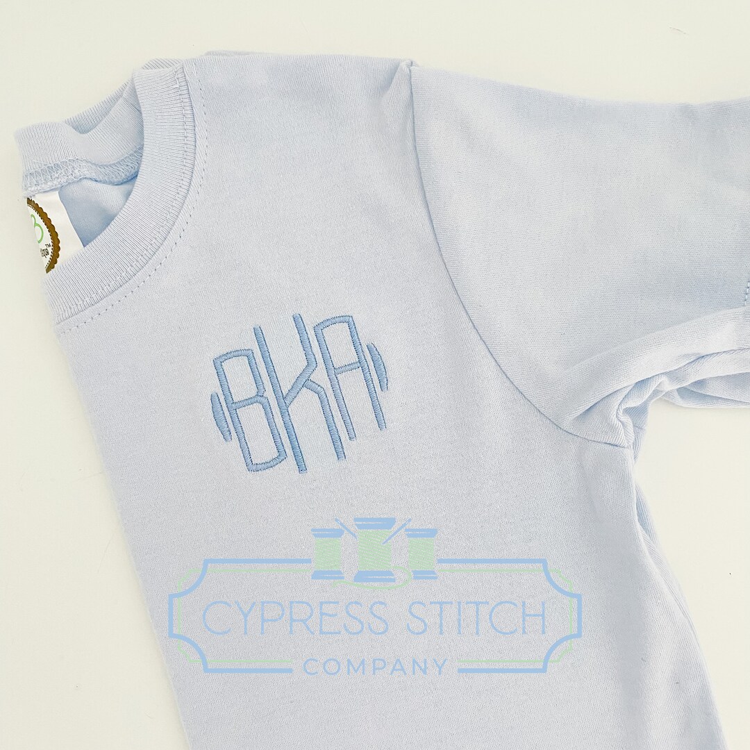 Personalized Boys Chest Monogram Shirt Toddler Everyday - Etsy