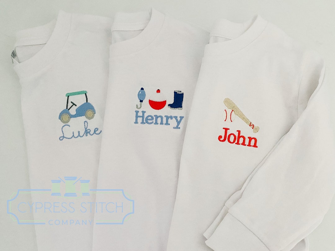 Personalized Boys Everyday Monogram Shirt Toddler Chest - Etsy