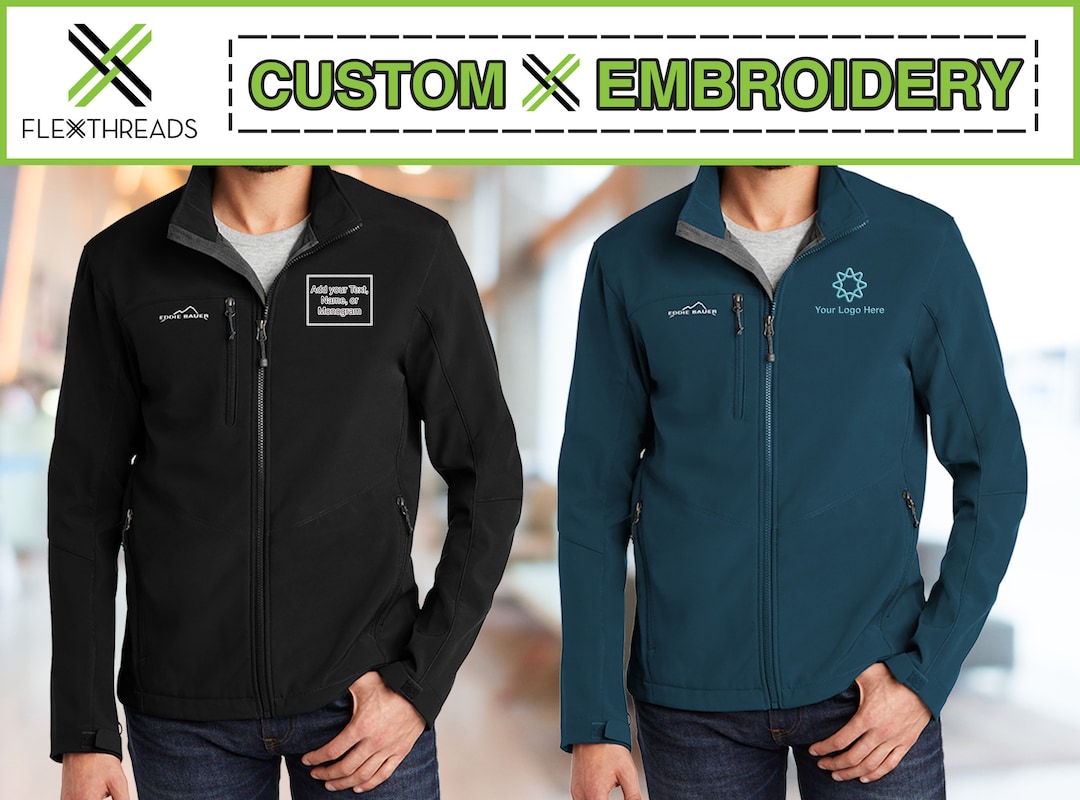 Embroidered Medical Softshell Jacket, Personalized Logo Full Zip Jacket ...