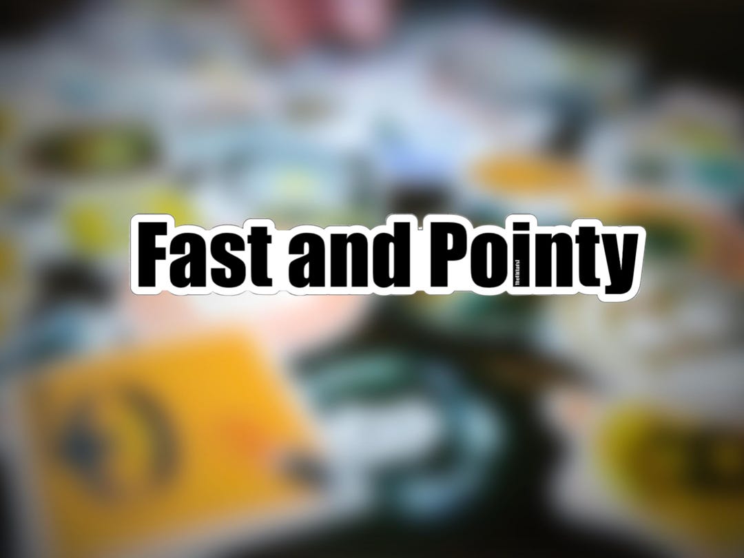 Fast and Pointy Sticker; Funny Sticker; Funny Water Bottle/laptop/phone ...