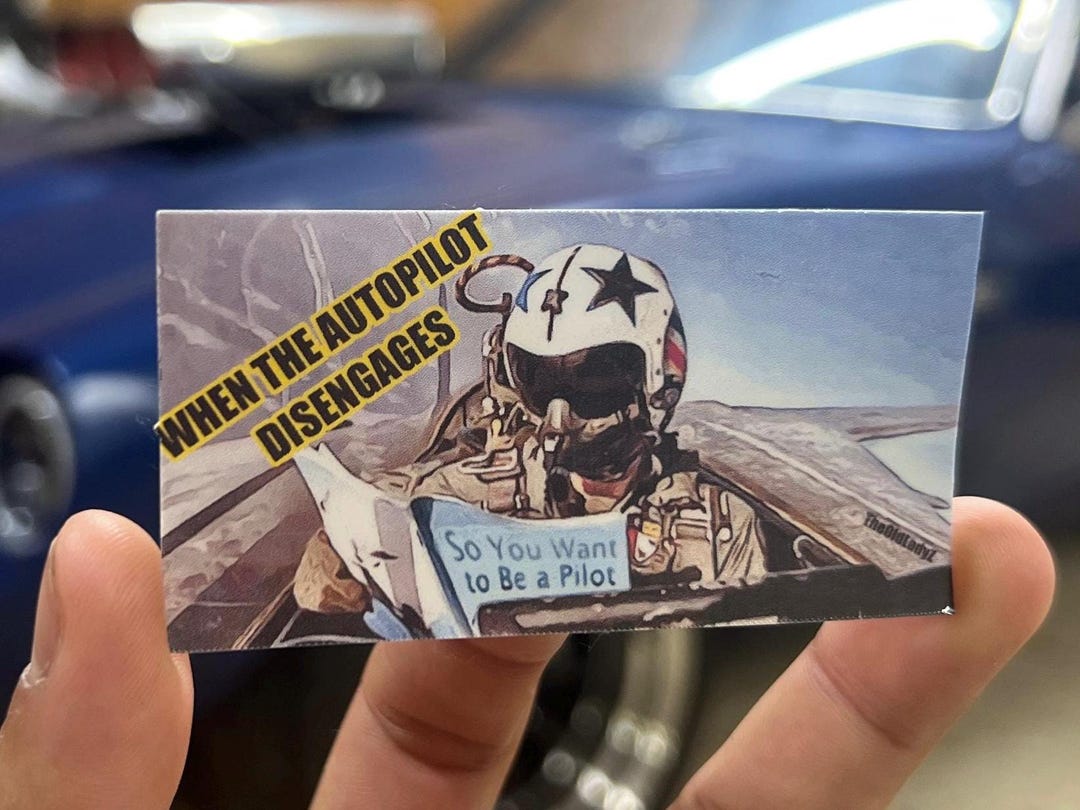Autopilot Disengages Sticker: Funny Pilot Gift - Etsy