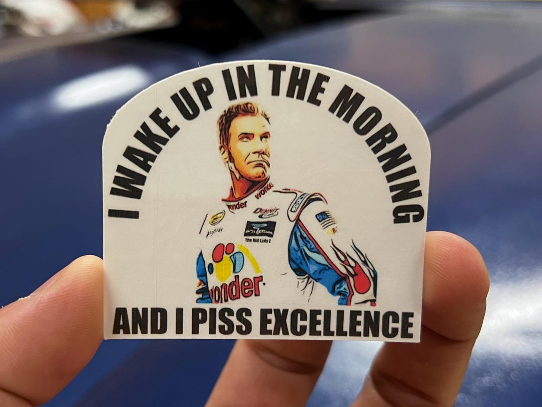 Ricky Bobby Sticker: Talladega Nights Funny Decal - Etsy