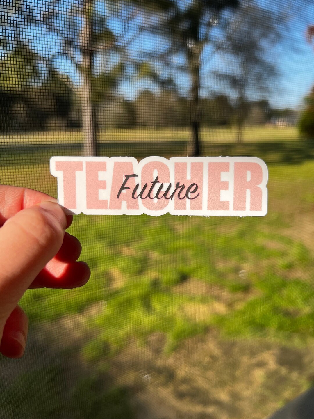 Future Teacher Sticker: Vinyl Decal for Education Majors - Etsy