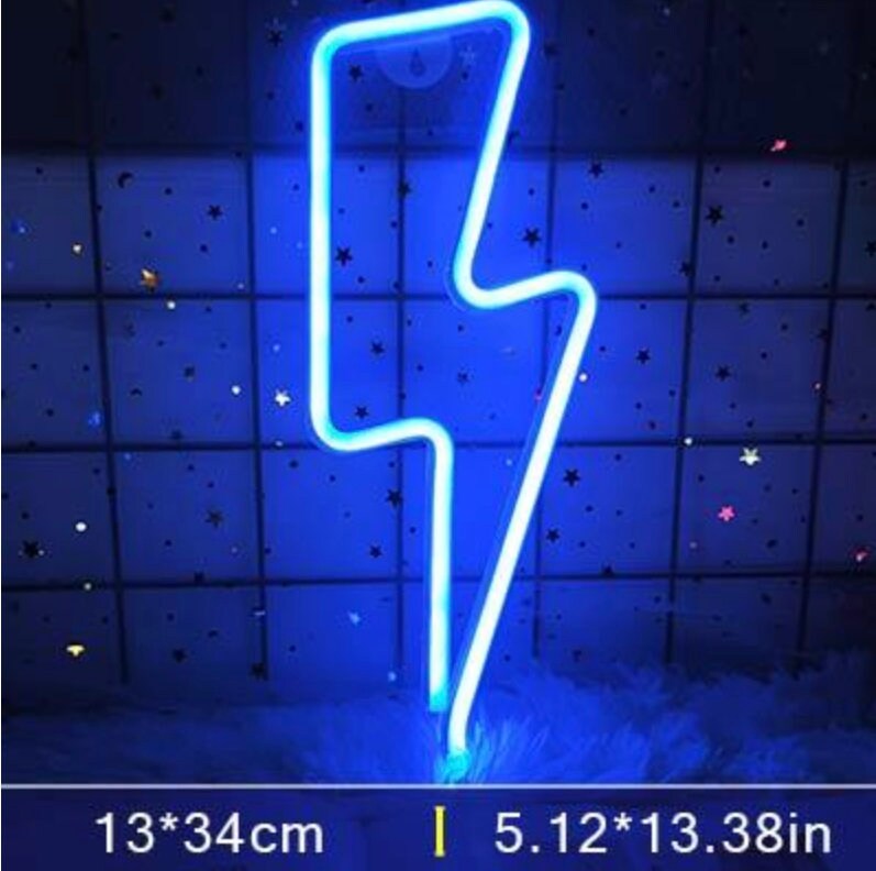 Lightning Neon Lights - Etsy