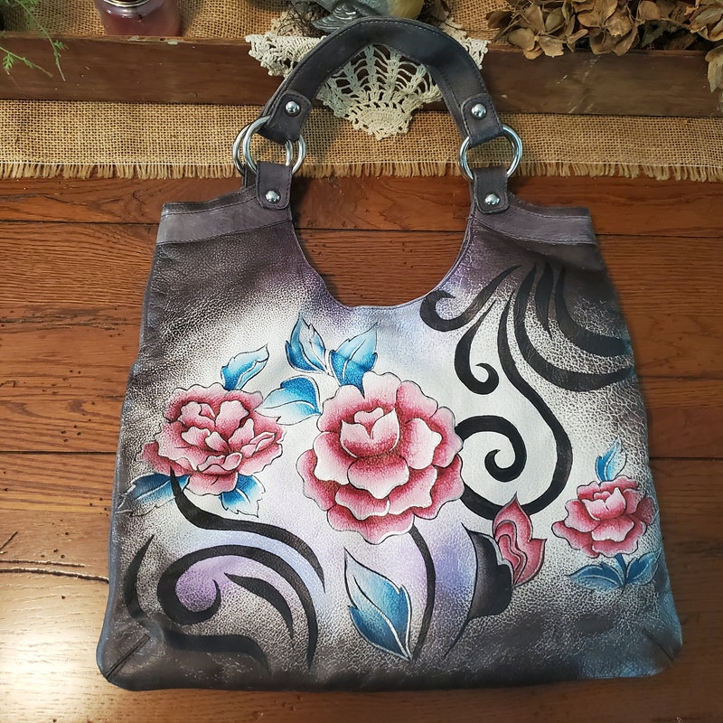 Hand Painted Purse - Etsy
