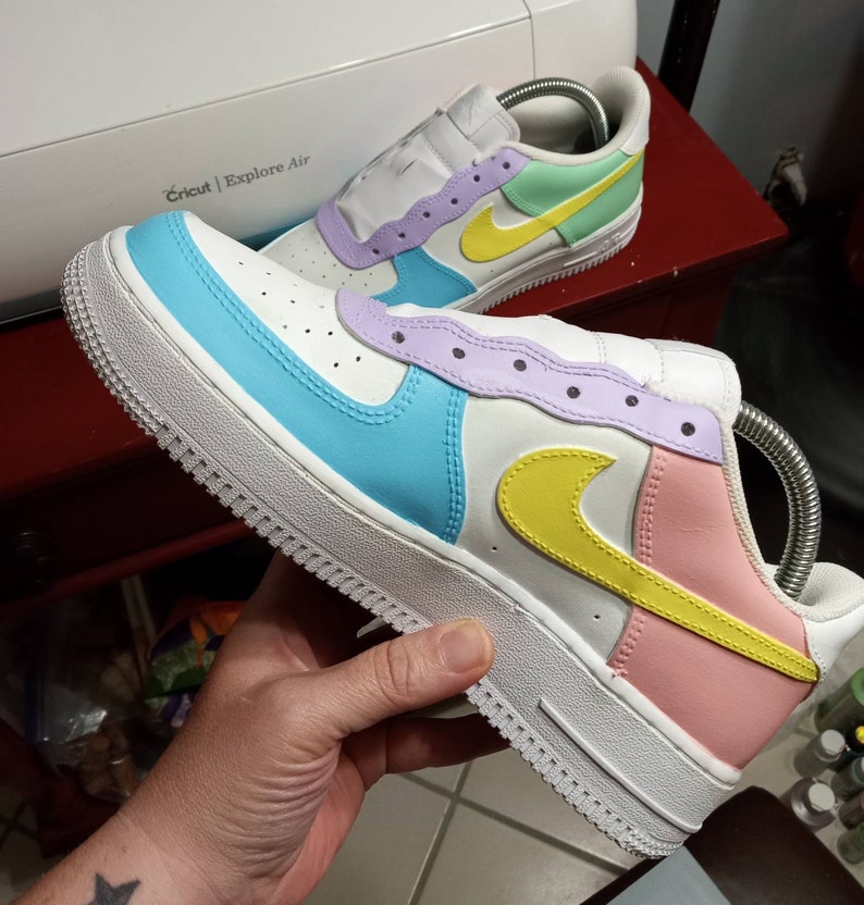 Custom Nike Air Force 1 Pastel Colors Pastel Nike Air Force - Etsy