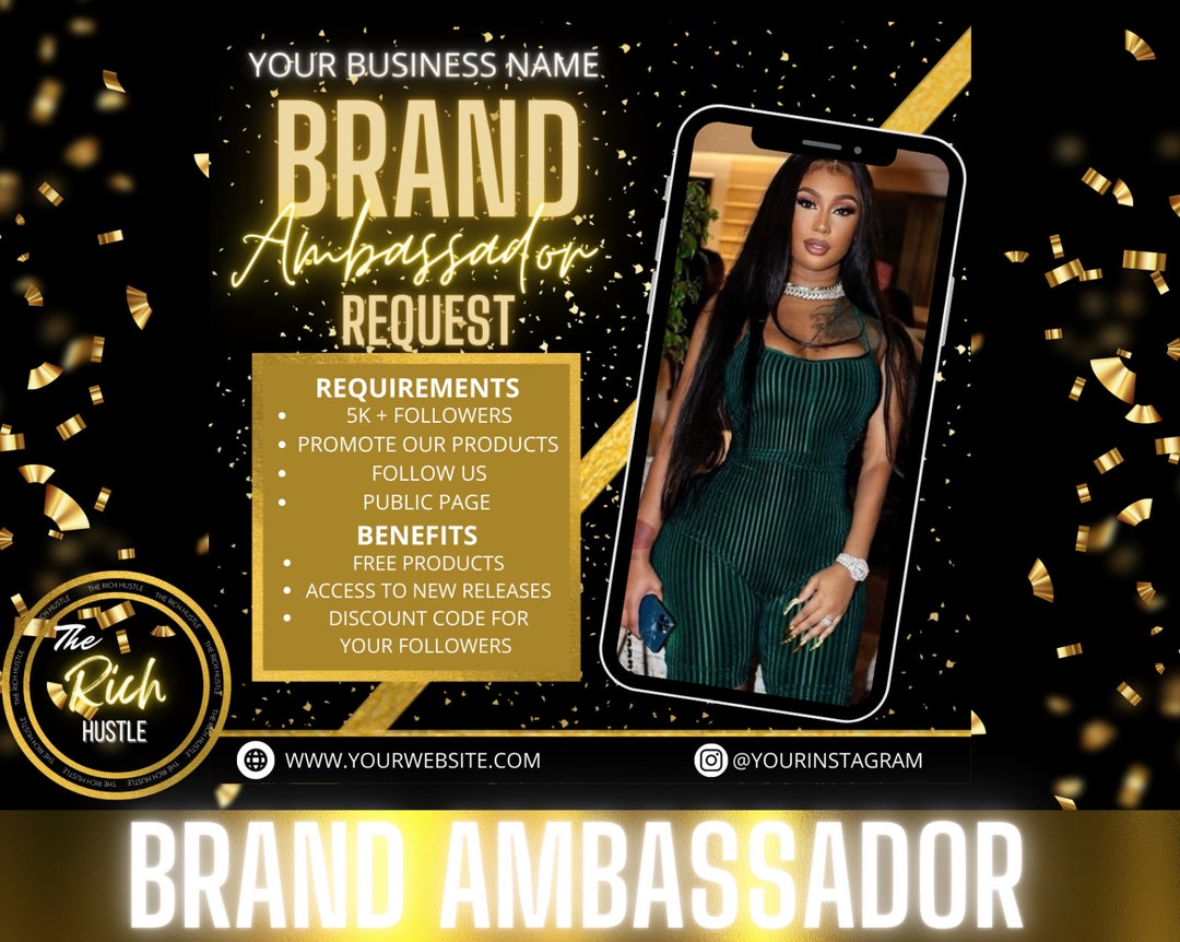 DIY Brand Ambassador Flyer | Social Media Instagram Beauty Branding ...