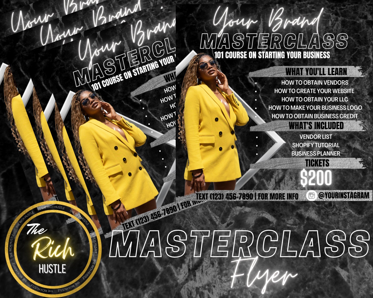 DIY Masterclass Social Media Flyer | Platinum Business Course ...