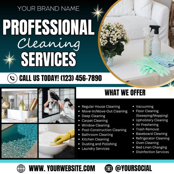 Housekeeping Flyers Examples