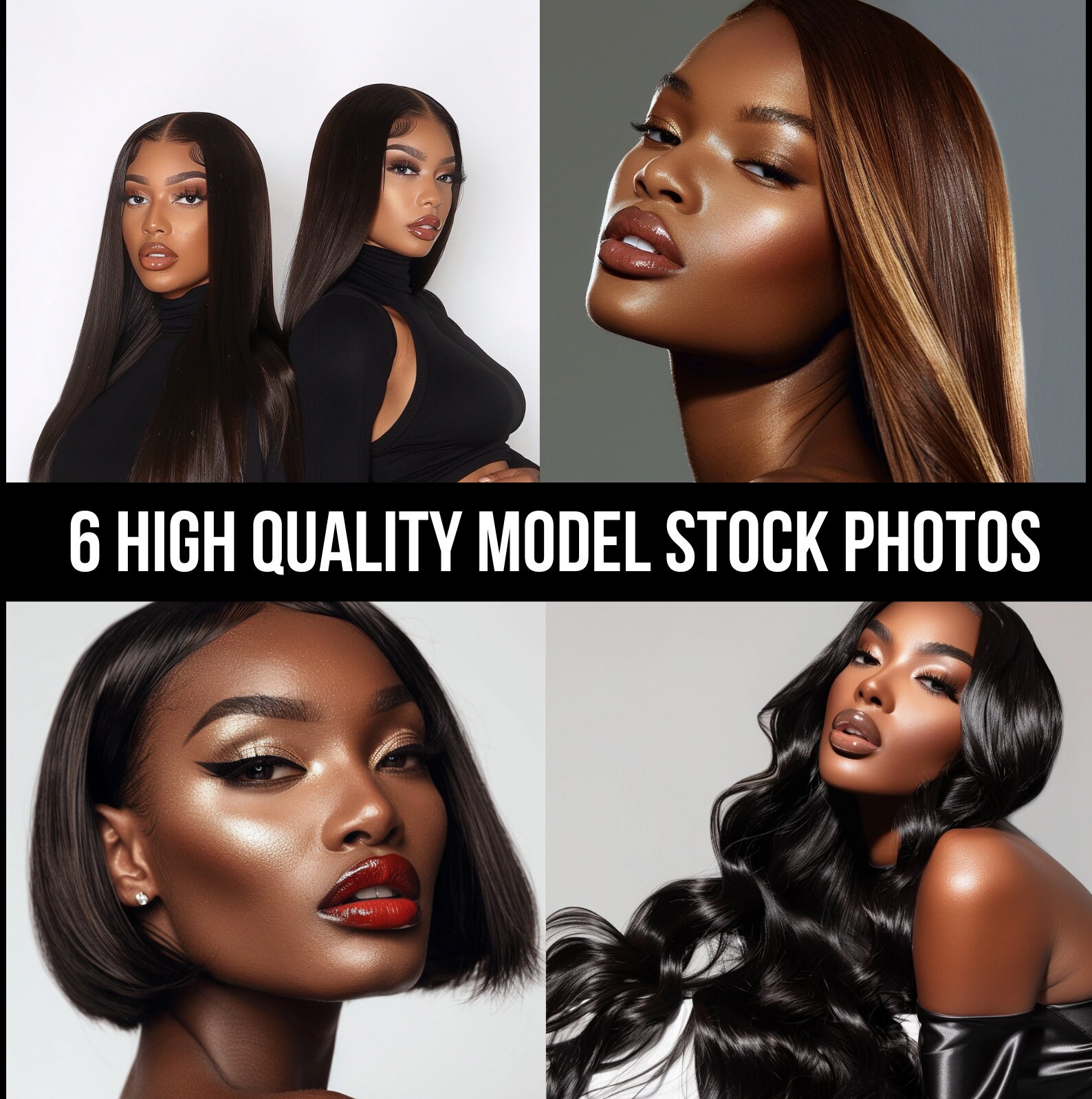 DIY Hair Website Banner Set, Beauty Hair Website Template Design, Hair ...