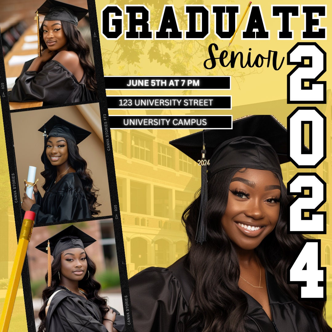 Graduation Flyer | Graduate Flyer Templates | Graduation Party Event ...