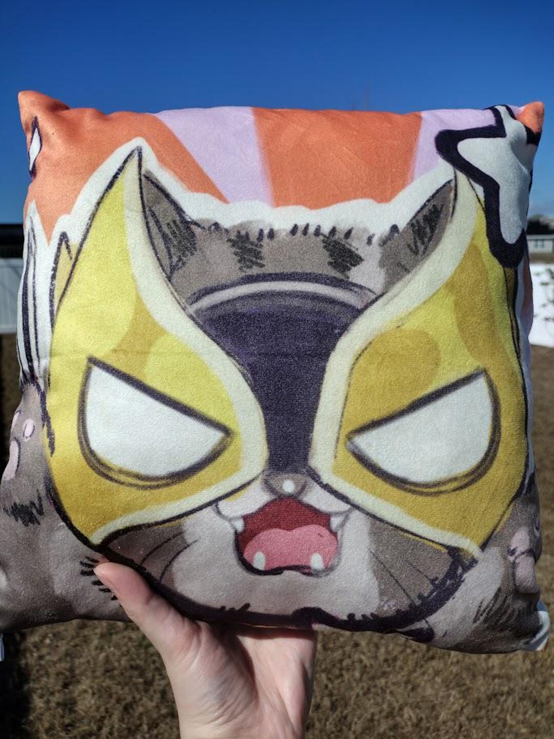 Wolverine Cat Plush Pillow - Etsy