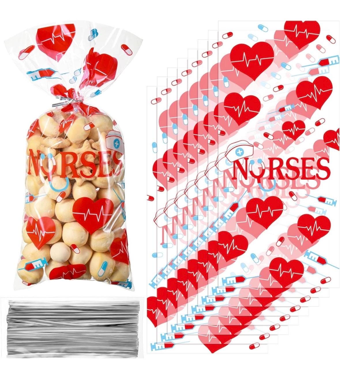 10 Pack Nurses Week Goodie Bags - Medical Theme - Etsy