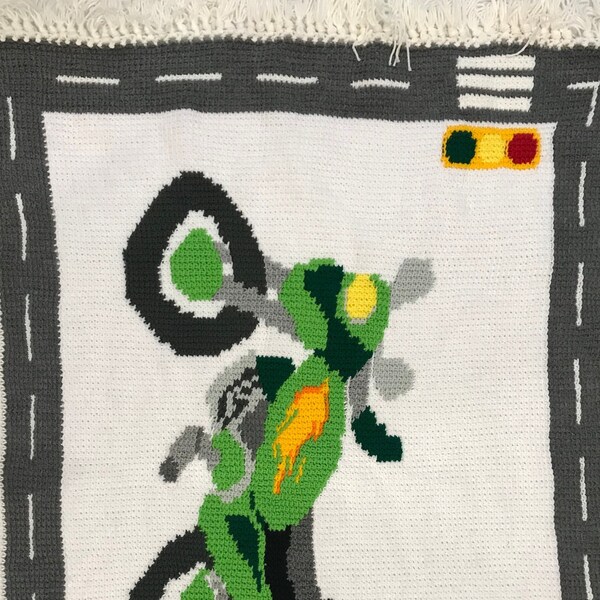 Motorcycle Afghan Pattern - Etsy