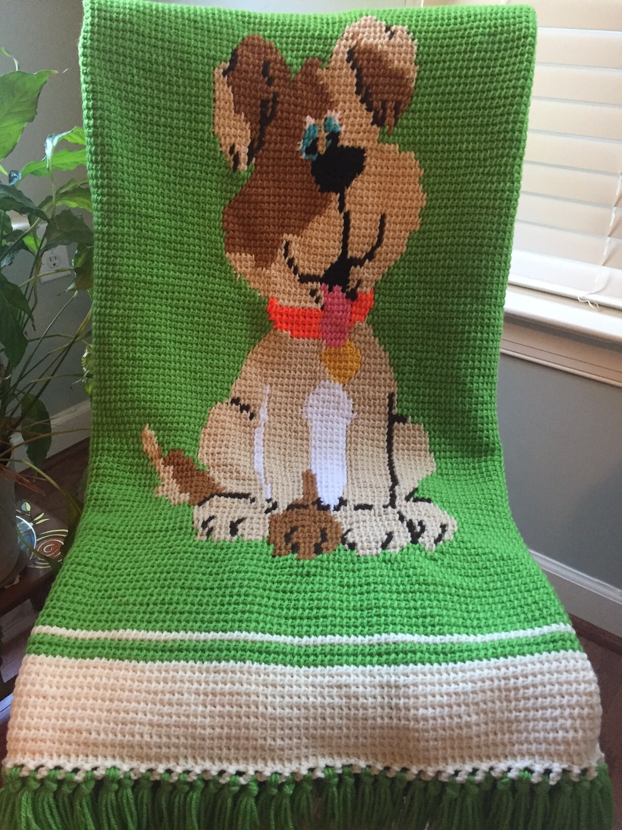 CUSTOM Puppy Dog Crochet Afghan Baby and Children's Blanket 2-3 WEEKS ...