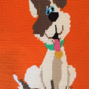 CUSTOM Puppy Dog Crochet Afghan Baby and Children's Blanket 2-3 WEEKS ...