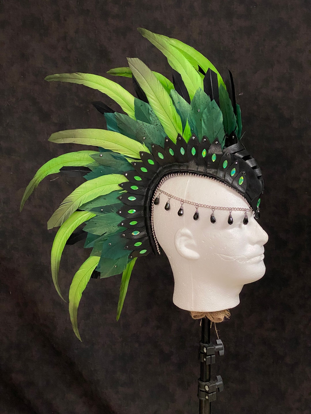 Green Double Mohawk - Etsy
