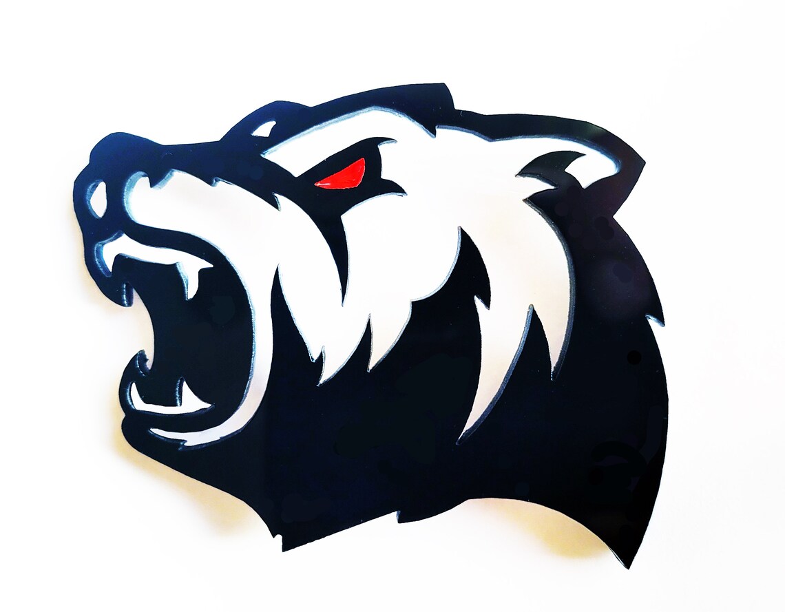 2x Hellbear Bear Redeye Badge Logo Emblem for Dodge SRT RAM TRX Ford ...