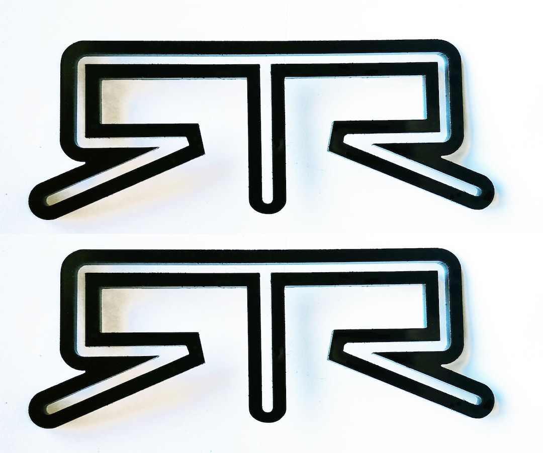 2x RTR Ready to Rock Badge Logo Emblem for Ford Mustang Car Auto Truck ...