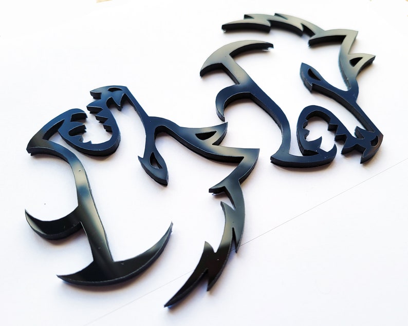 2X Demon Hound Hellhound Dog Emblem Badge for Charger - Etsy