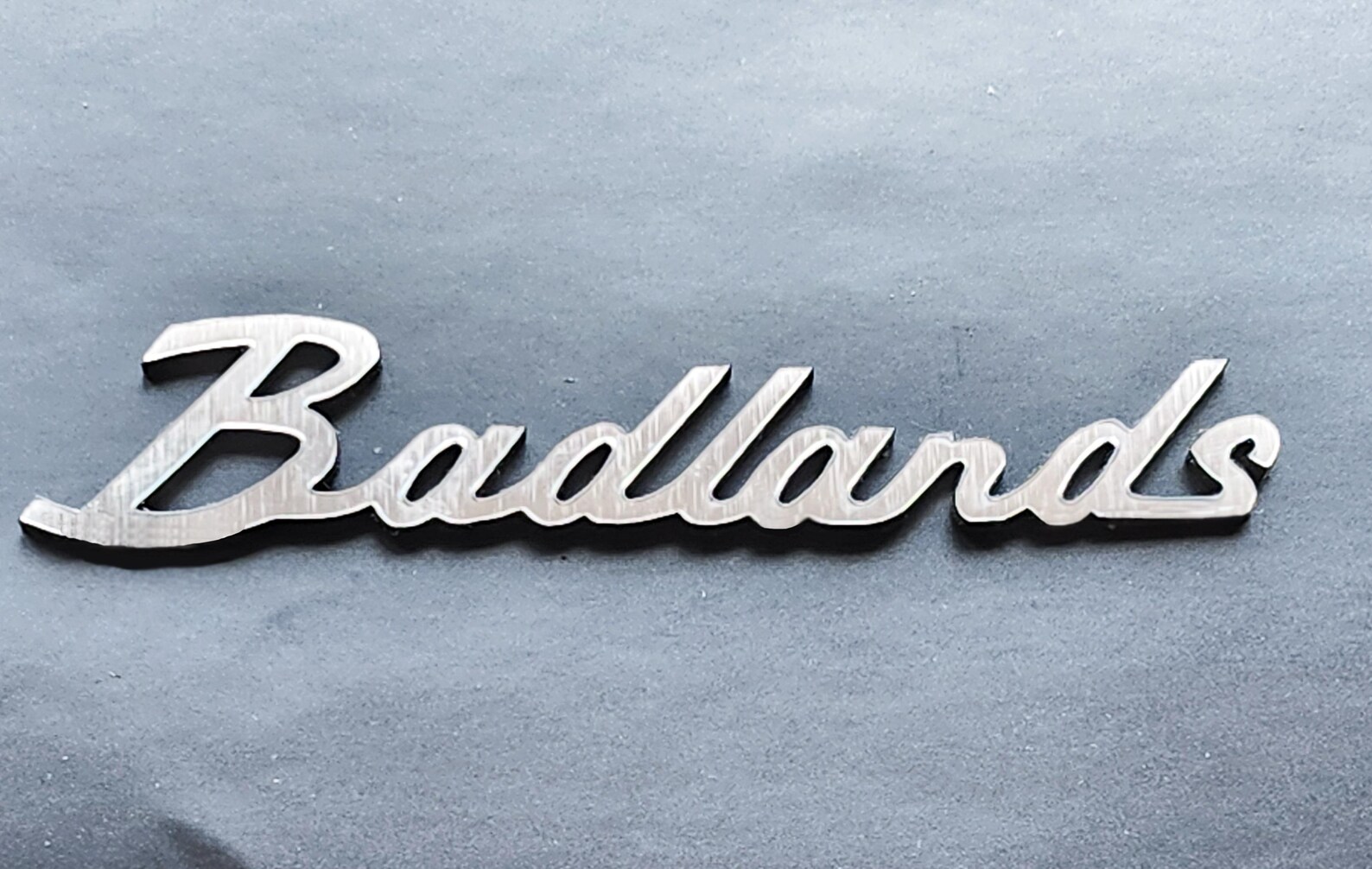 2x Fender Tailgate Badlands Emblem Badge Classic Script Logo for Ford ...