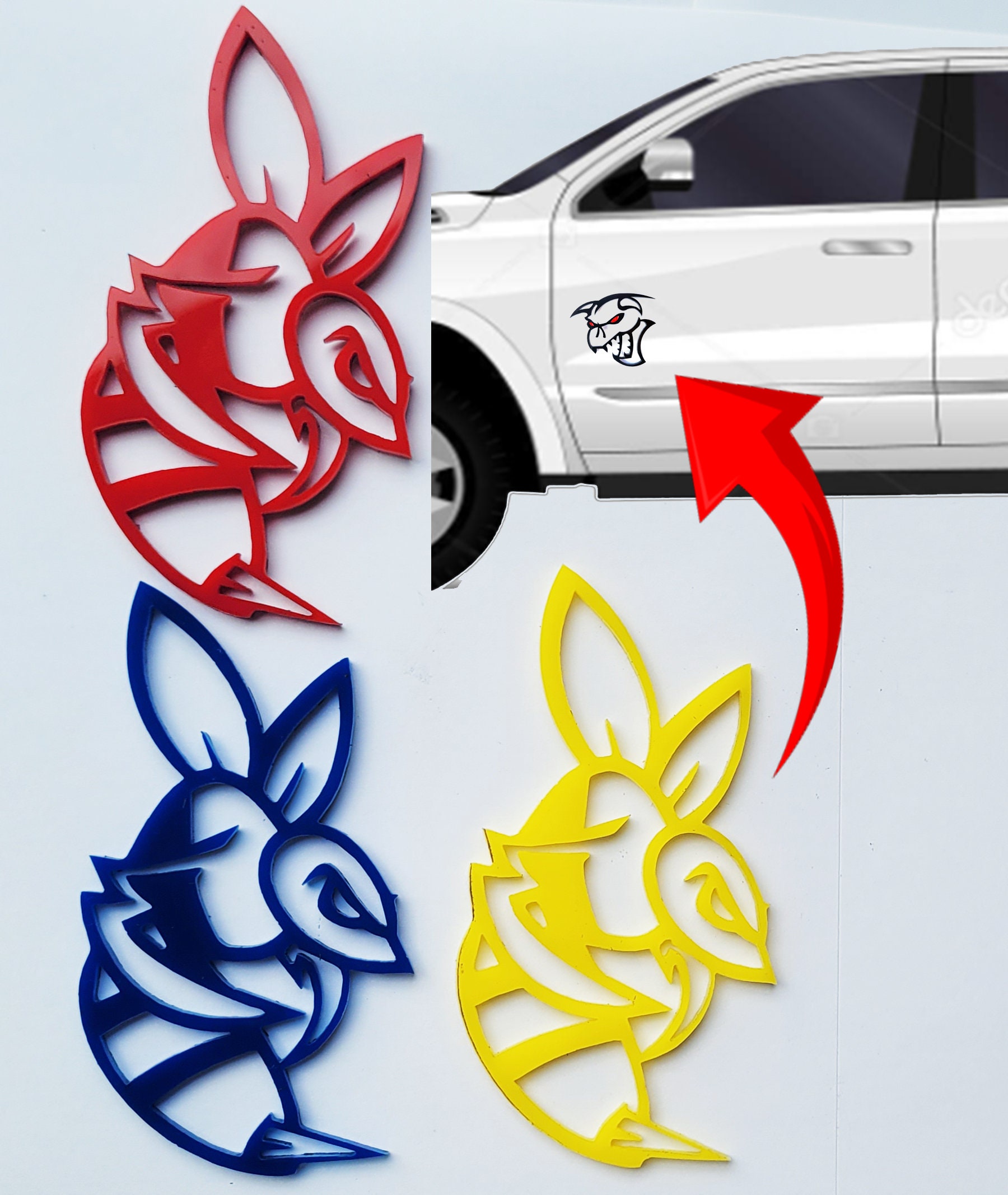 2x Scatpack Bee Badge Emblem Logo for Challenger Charger Hellcat - Etsy