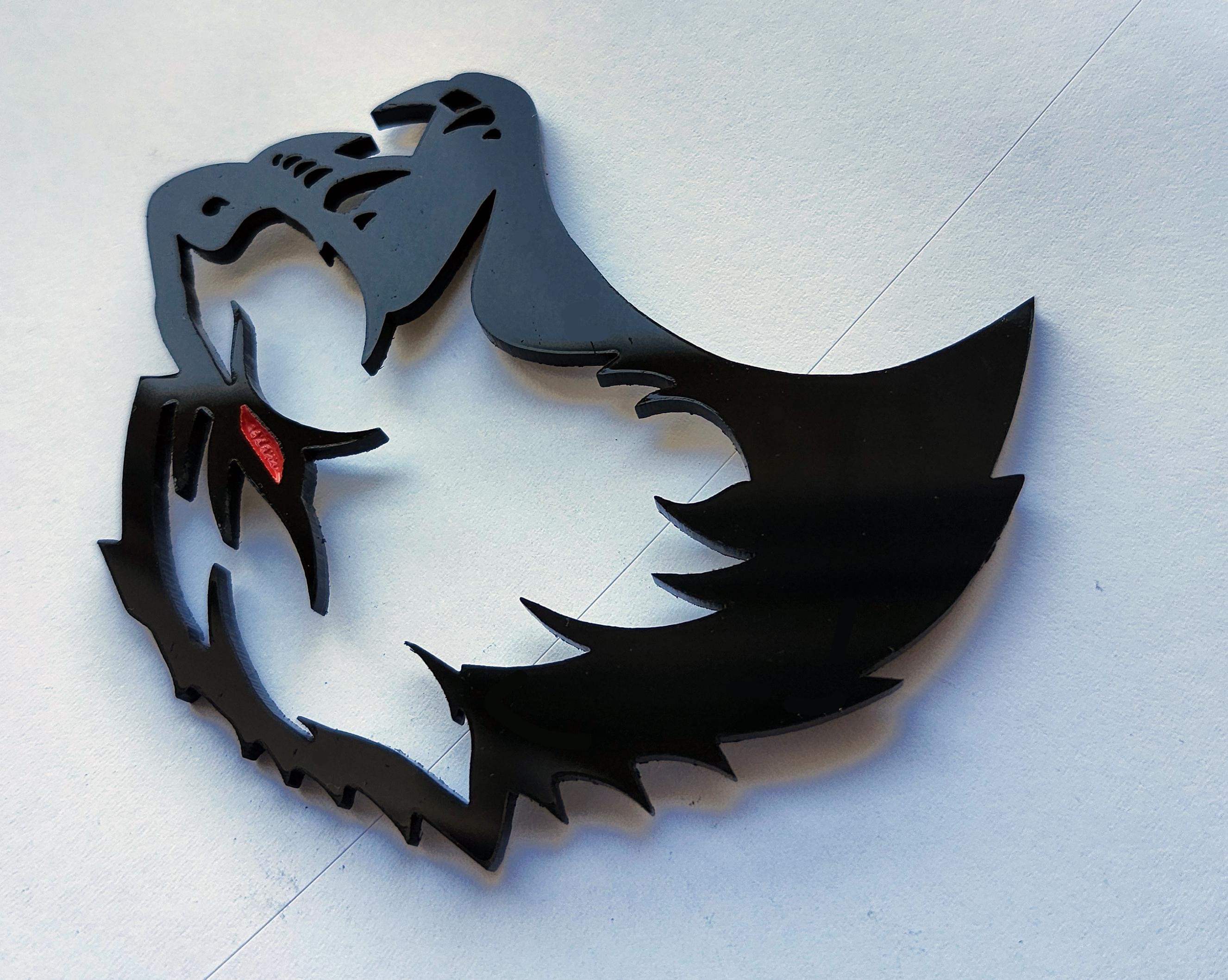 2x Hellwolf Wolf Redeye Badge Logo Emblem for Car Auto Fender Trunk Hood - Etsy