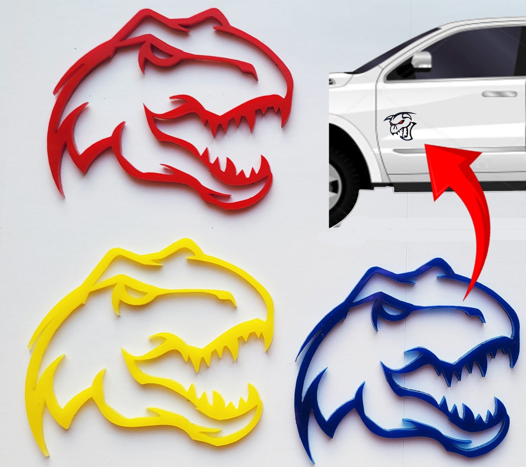 2x Dinosaur T-rex TRX Emblem for Dodge Ram Logo 1500 2500 3500 - Etsy