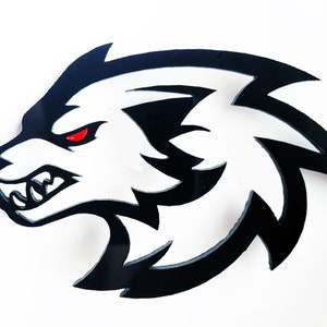 2x Hellwolf Wolf Redeye Badge Logo Emblem for Car Auto Fender Trunk Hood - Etsy