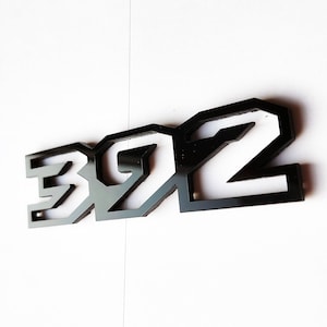 1x Door Fender Emblem Badge Logo 392 Hemi 6.4L for Dodge Challenger ...