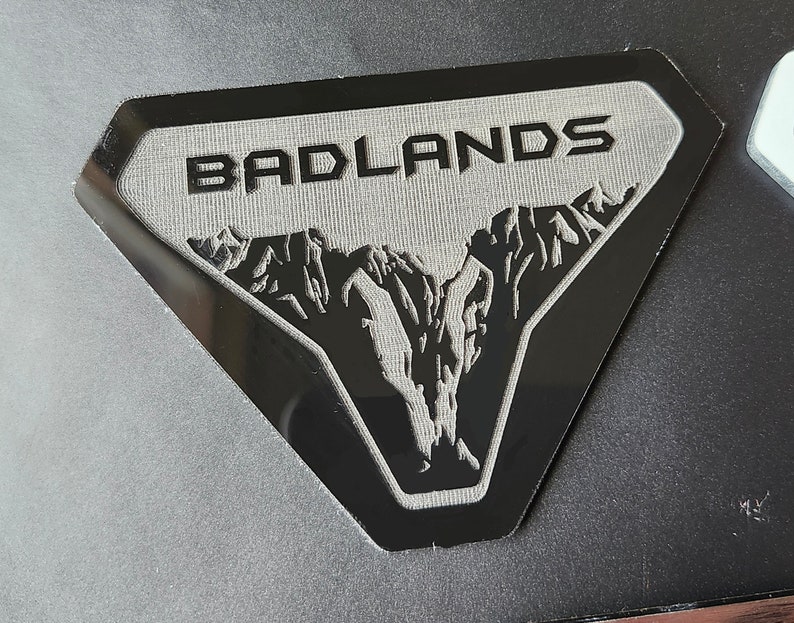 2x Custom Fender Badlands Emblem Badge Logo for Ford Bronco Offroad SUV ...
