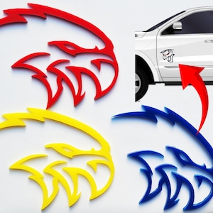 2x Hawk Bird Hellhawk Emblem Logo for Grand Cherokee Trackhawk SRT - Etsy