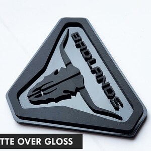 2x Fender Badlands Emblem Badge Logo for Ford Bronco Offroad SUV 4x4 ...