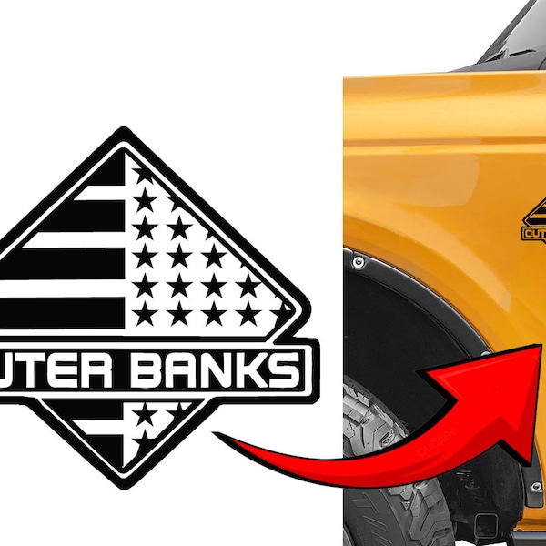 Ford Bronco Outer Banks Decal - Etsy