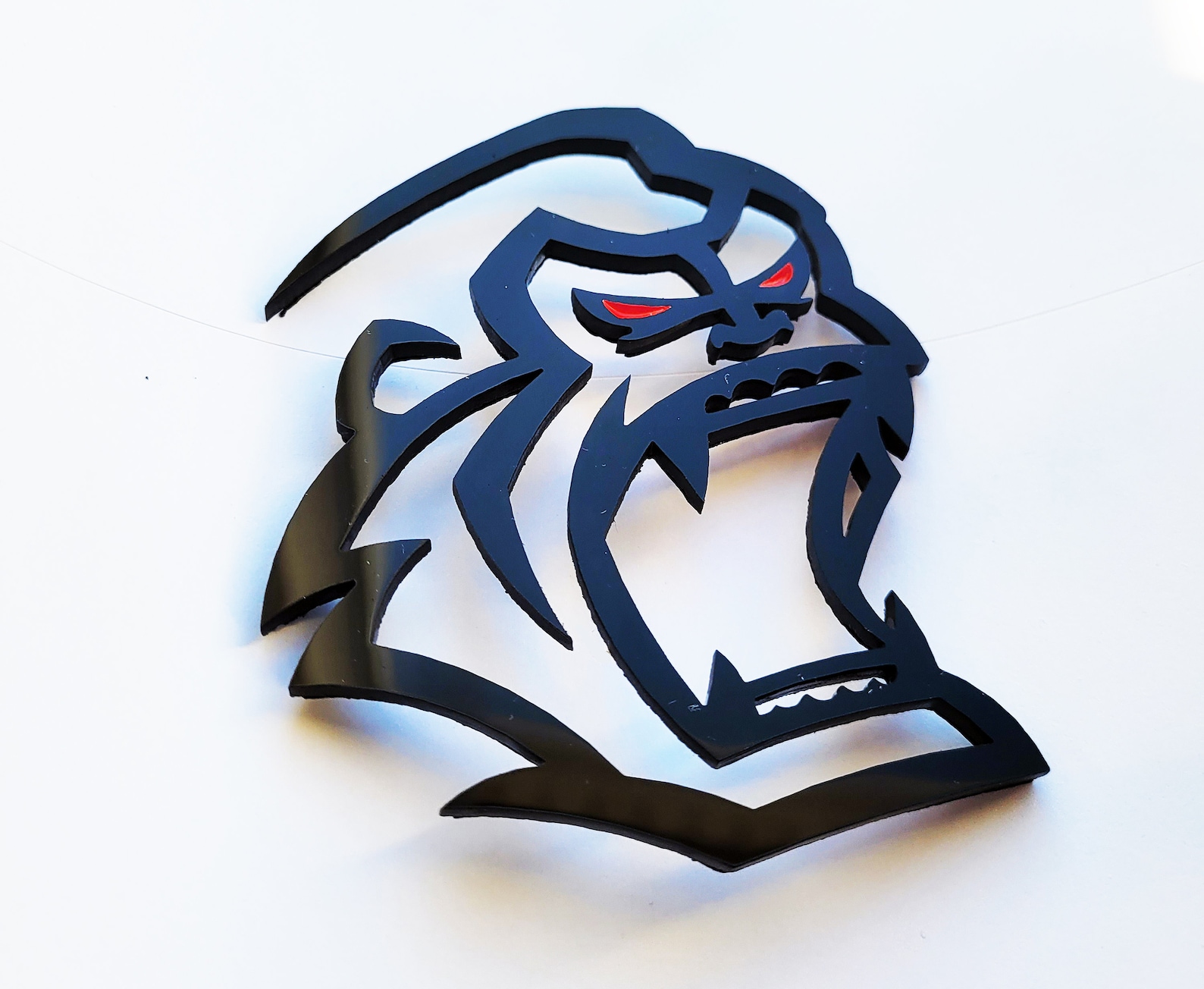 2x Gorilla Ape Redeye Monkey Fender Emblems Badges Logos for Auto Car ...