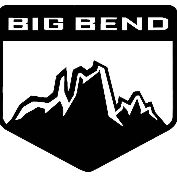 Bronco Sport Big Bend Decals - Etsy